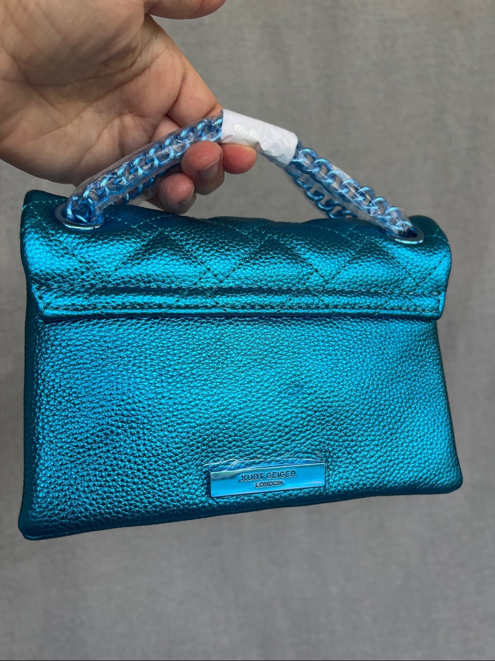 Kurt Geiger | Bags | Kurt Geiger London Kensington Drench Metallic ...